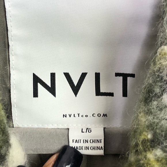 Anthropologie | Jackets & Coats | Nvlt Green Plaid Double Breasted Coat ...